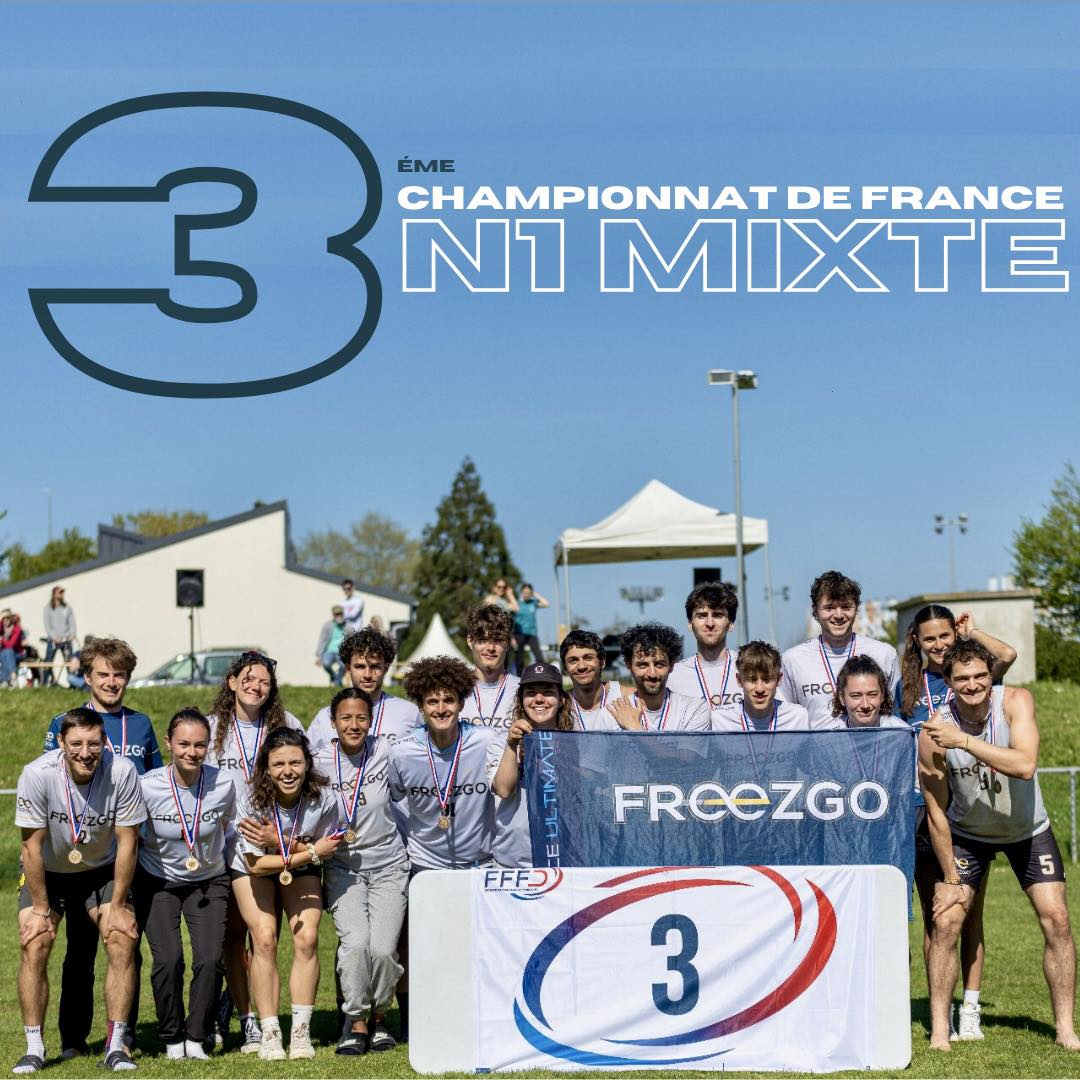 Ultimate - 3ème place sur le podium - ASPTT Blois